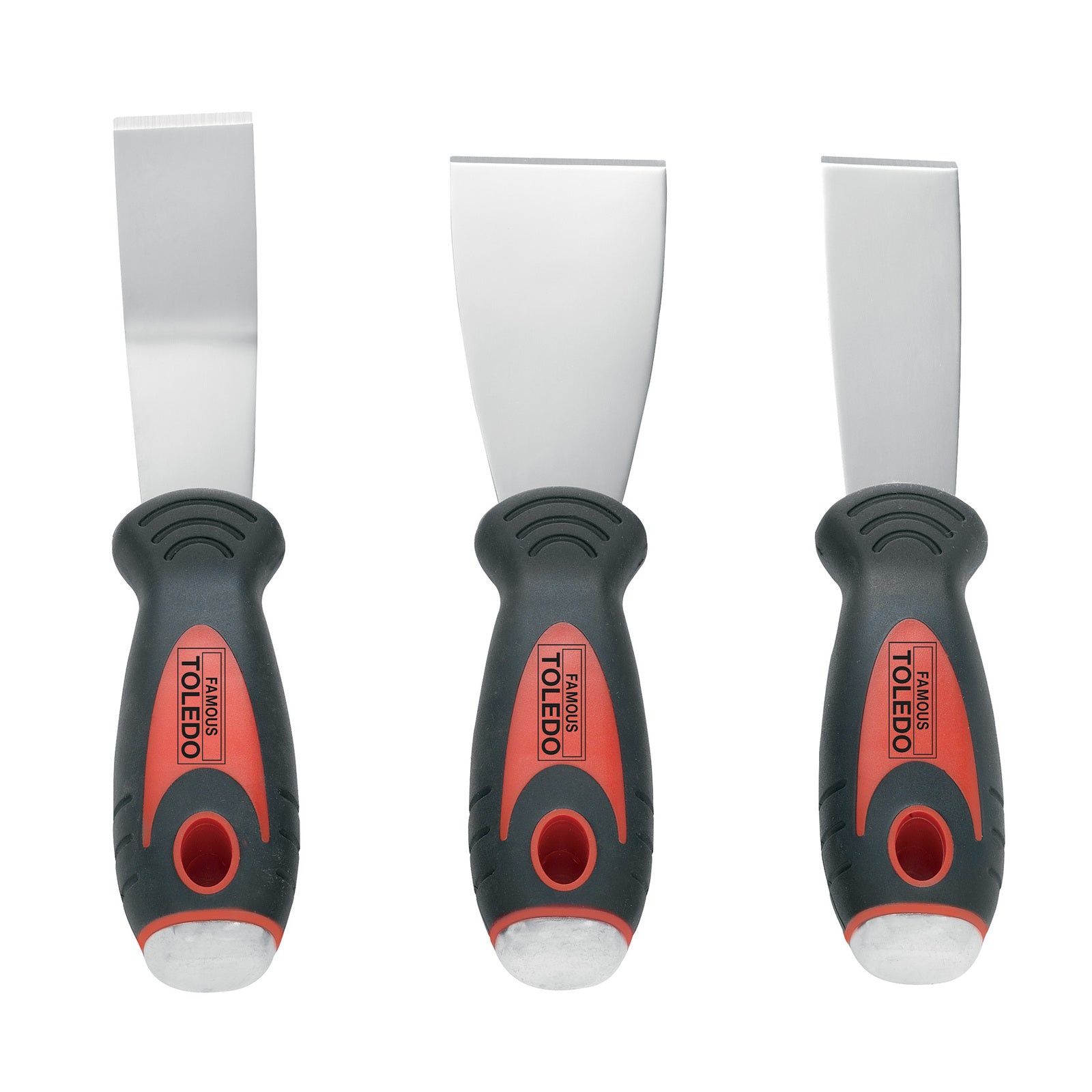 Toledo Stainless Steel Scraper Set 3 Piece