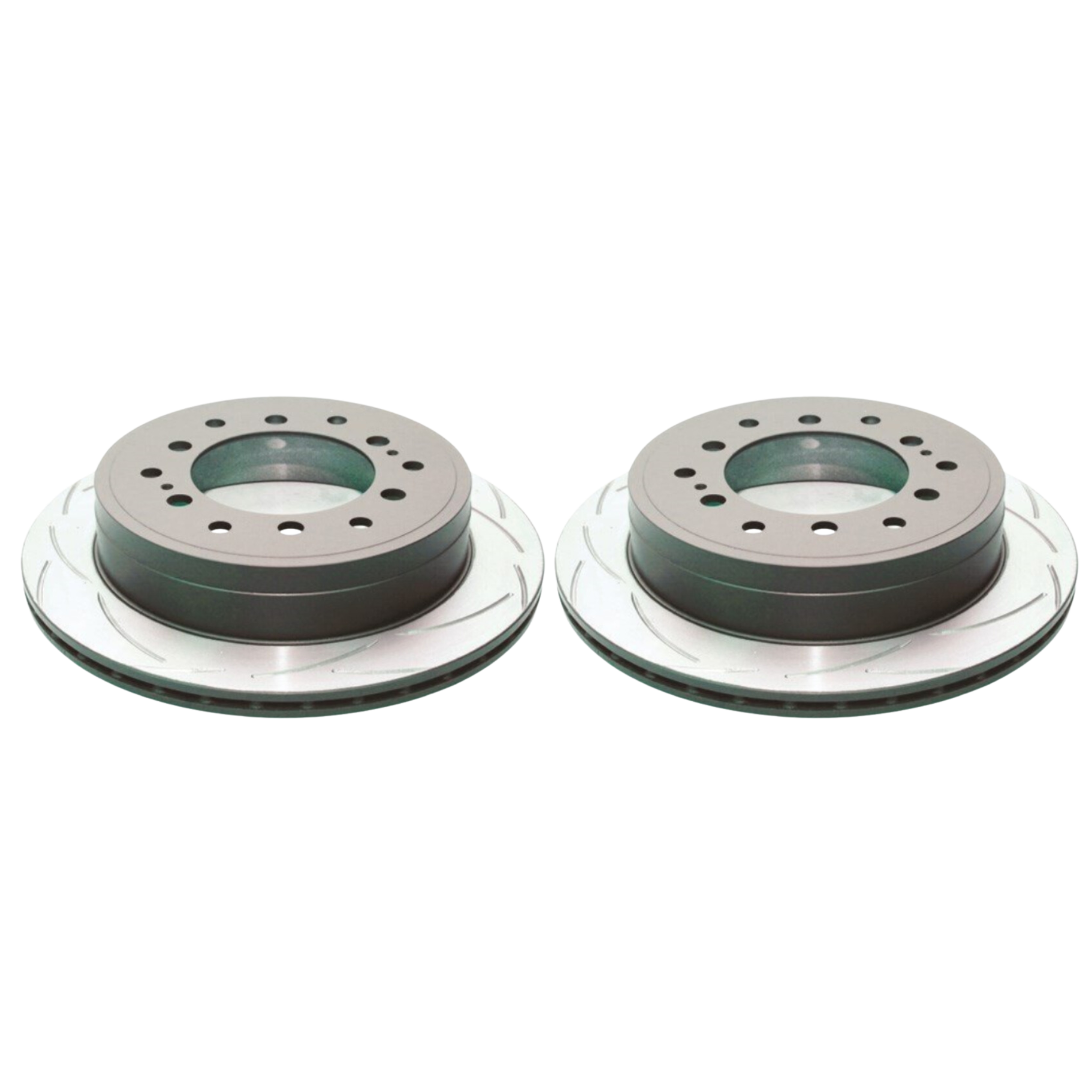 DBA T2 Slotted Upgrade Rear Rotors Toyota Hilux Rouge & Hilux GR SPORT