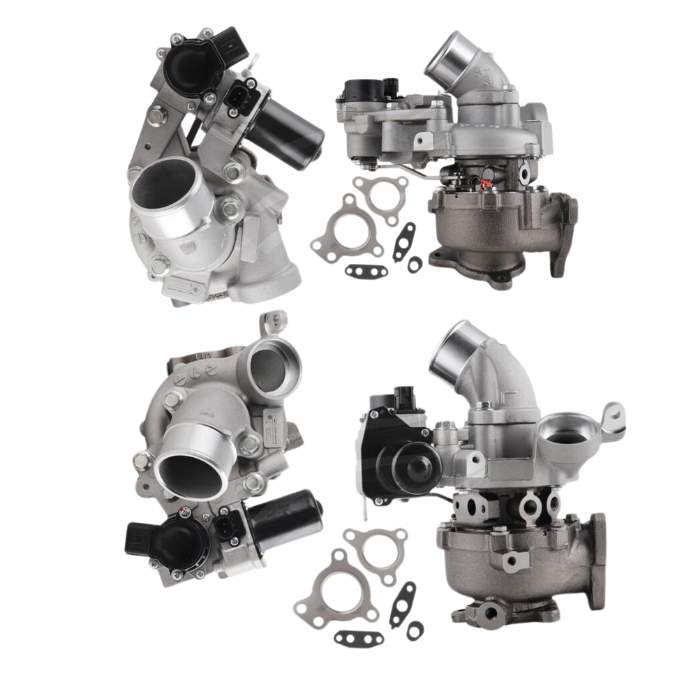 Twin Turbo Assembly Landcruiser 200 Series (LH + RH) Turbomaster