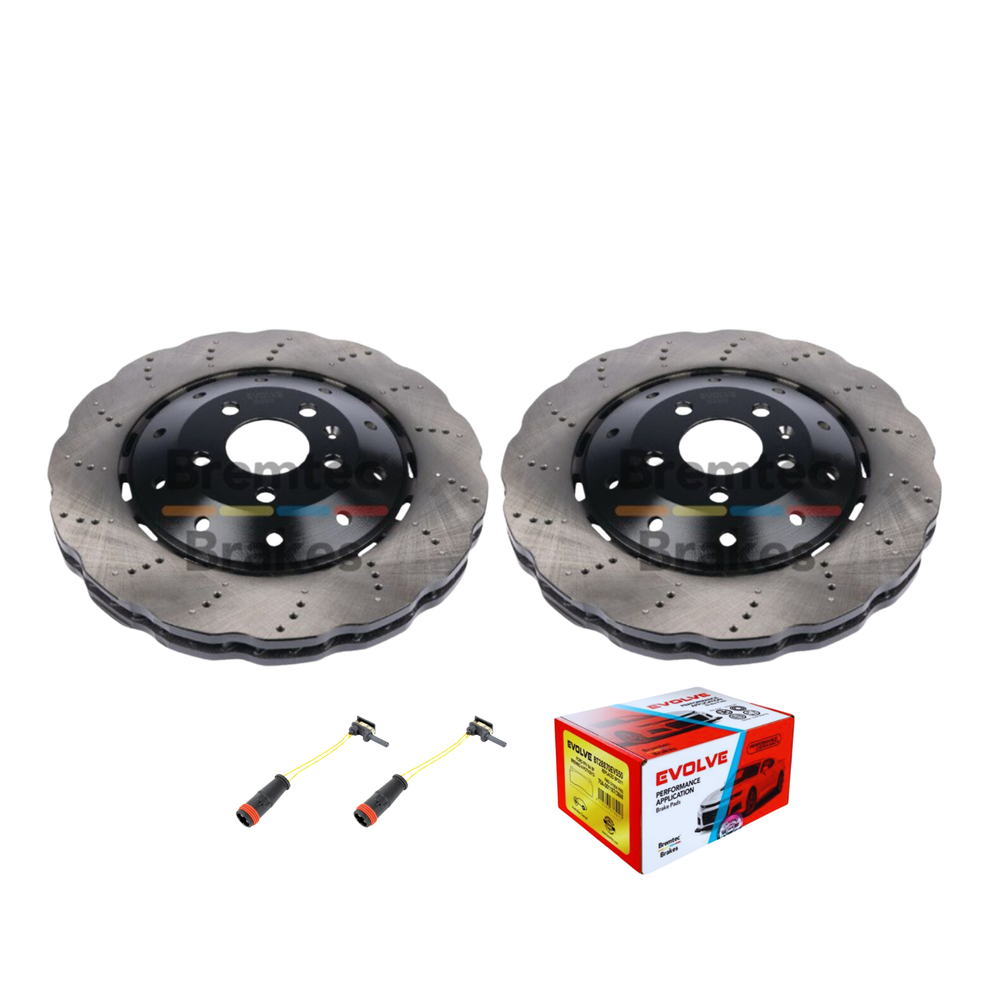 Audi R8 2007-2016 Front Brake Waved Package Gallardo