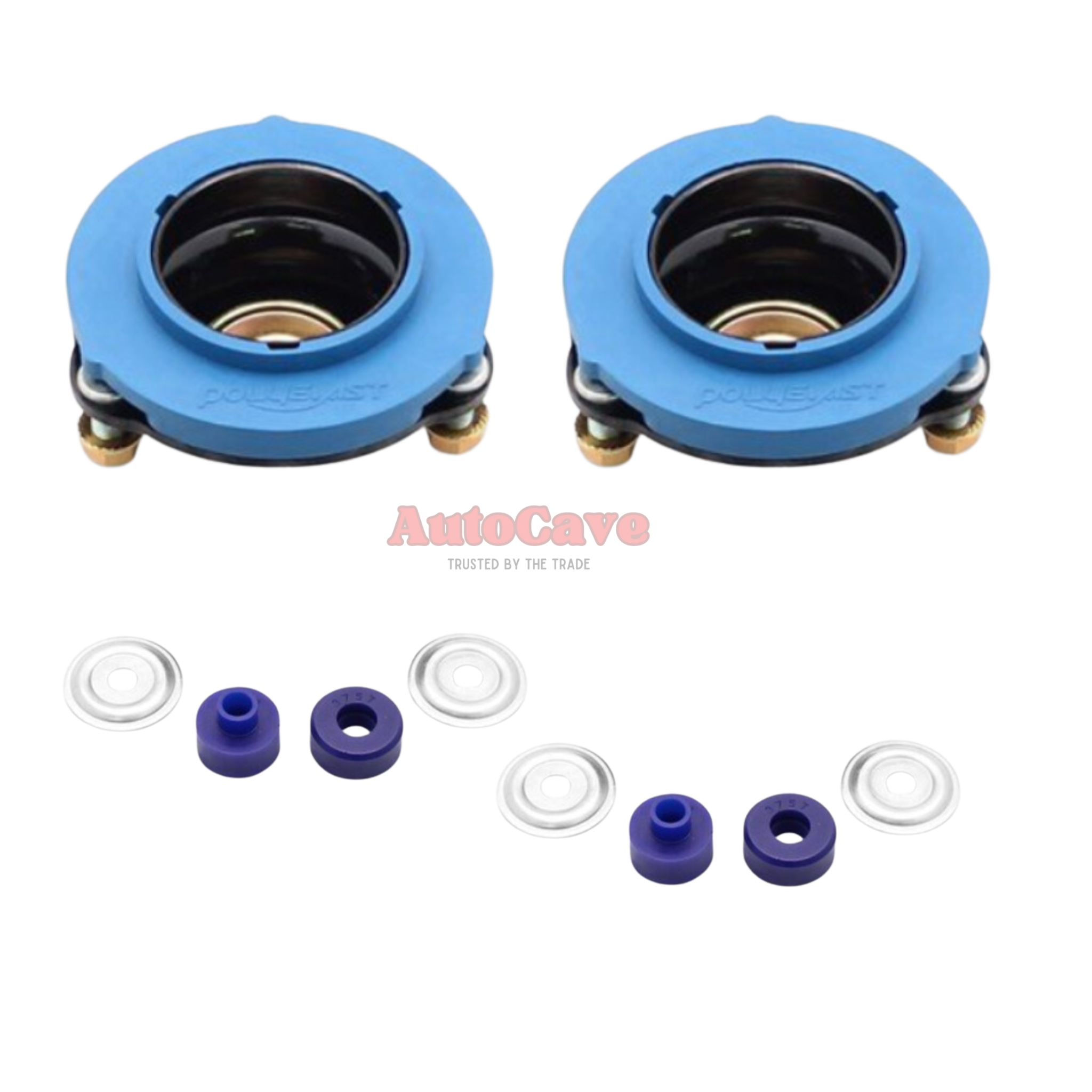 Pair Superpro Front Strut Top Mount Assembly Toyota Hilux 4WD 2005-202