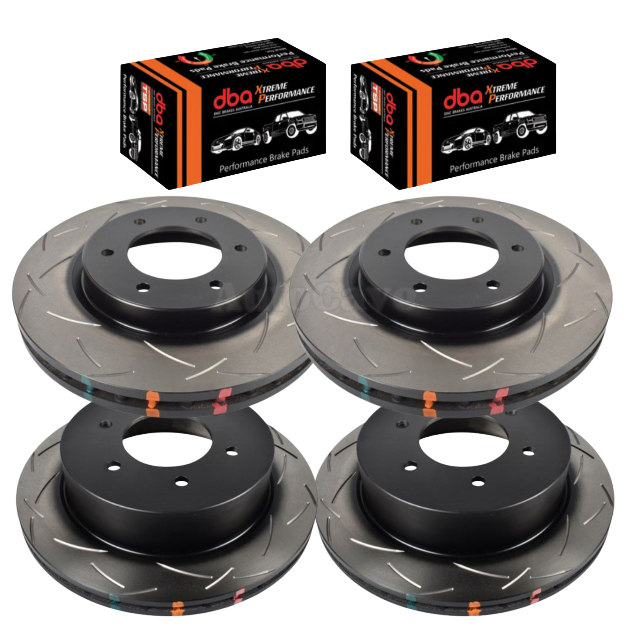 Ford Ranger Raptor V6 Front & Rear DBA T3 Brake Upgrade Package 2022 O