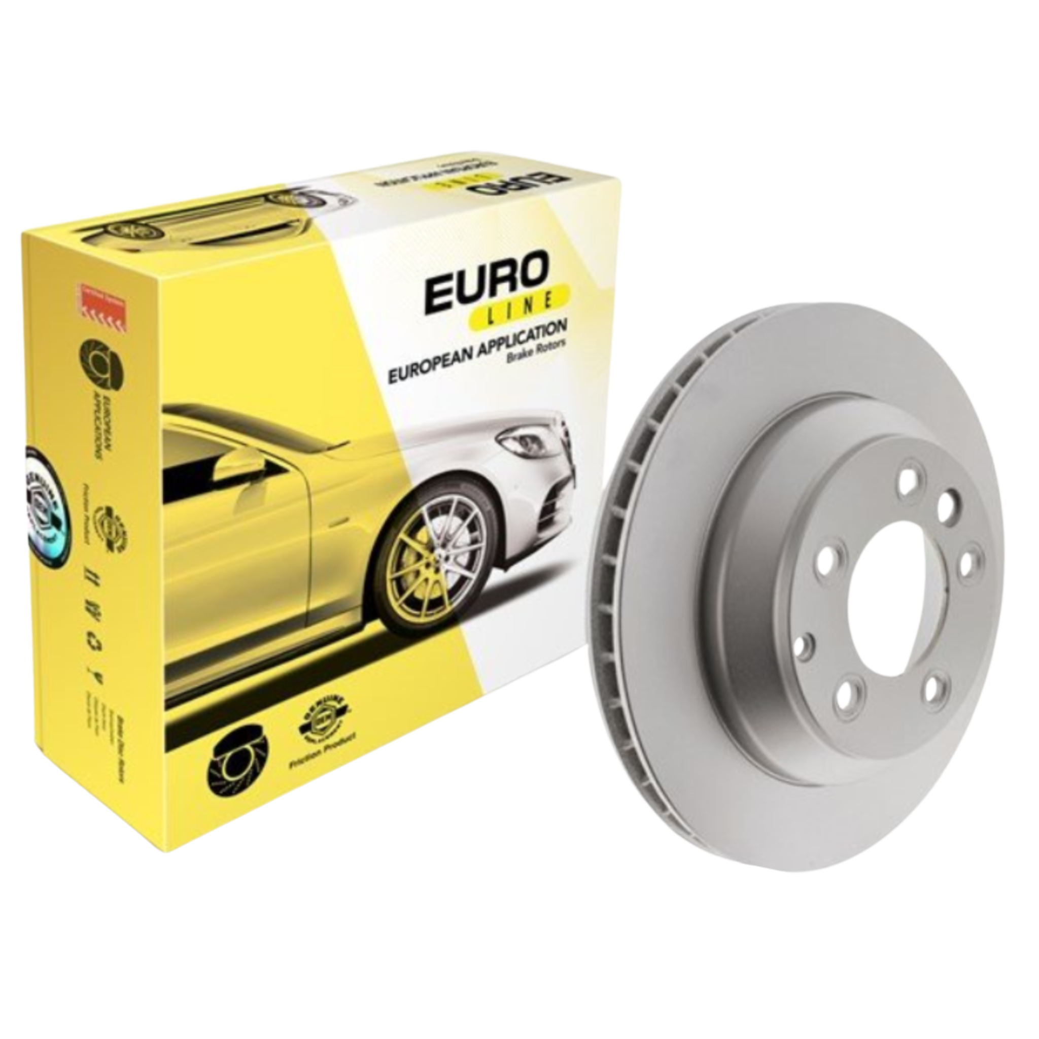 Rear Disc Rotors Bremtec 310mm Volkswagen Golf R MK7 13-21 Audi Skoda