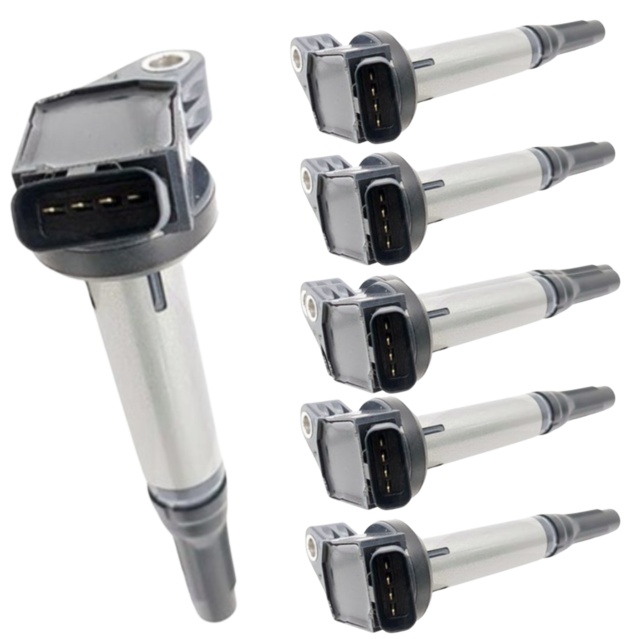 Set of 6 Denso Ignition Coils Toyota V6 2GR