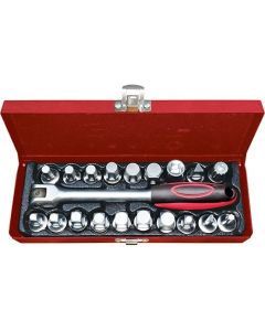 Pro-Kit Sump Plug Socket & Spanner Set 3/8" Drive 20 Piece