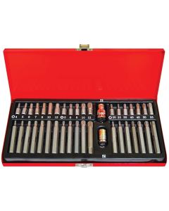 Pro-Kit Mechanics Bit Set 40 Piece Torx, Hex & Spline